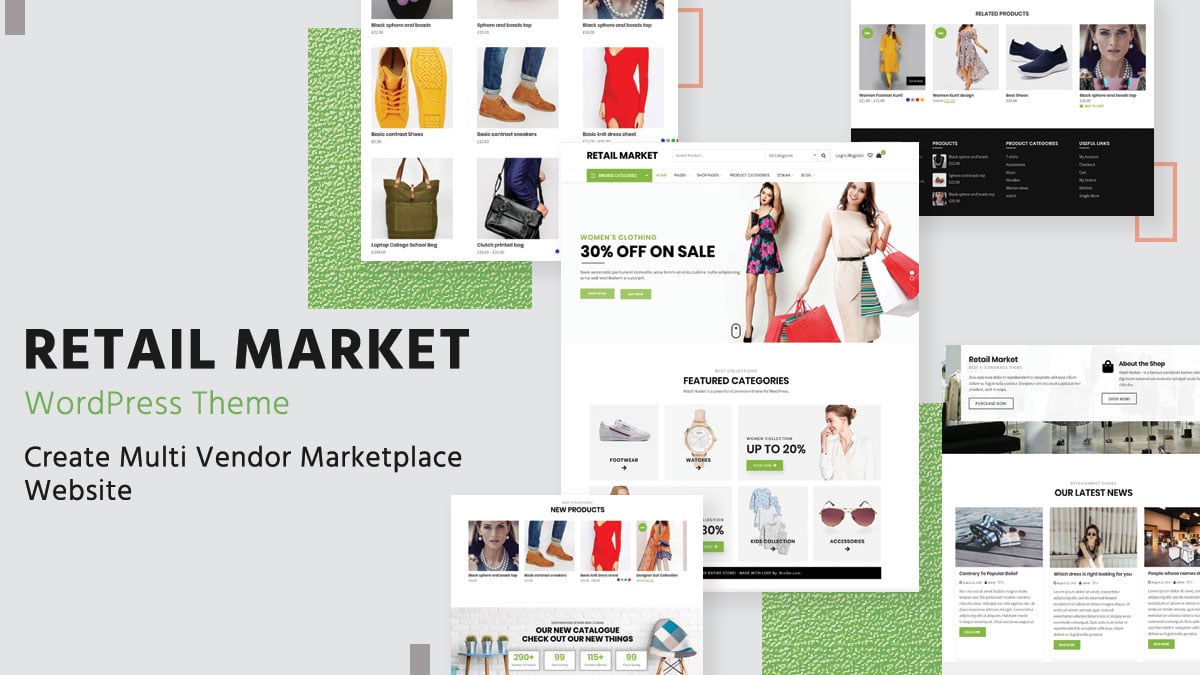 Retail Market WordPress Theme Review: Create Multi-Vendor Marketplace ...
